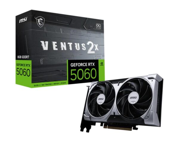 MSI GeForce RTX 5060 8G VENTUS 2X OC Gaming Graphics Card – Office Shop ...